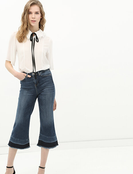 Koton Ole Genç Kız Yaka Detaylı Bluz