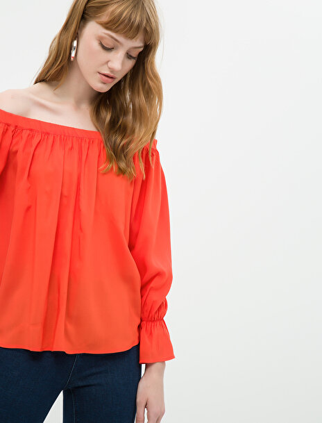 Koton Kadın Straplez Bluz