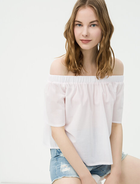 Koton Kadın Straplez Bluz