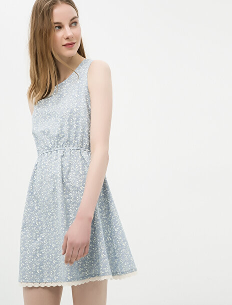 Koton Kadın Çiçek Desenli Elbise