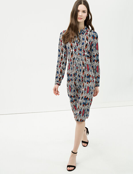 Koton Kadın Etnik Desenli Elbise