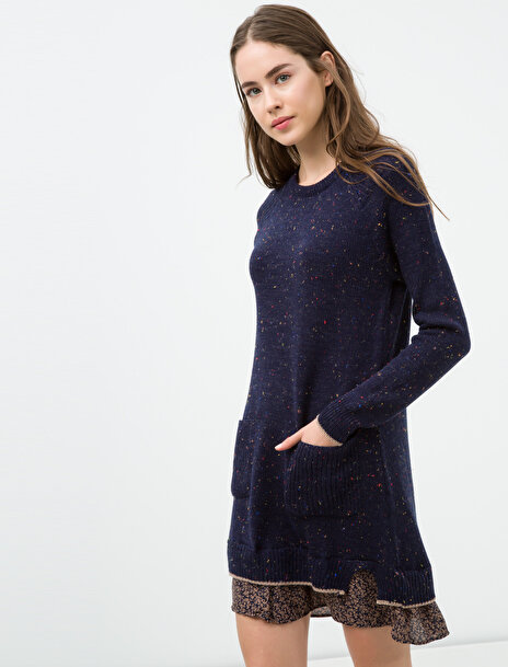 Koton Kadın Bisiklet Yakalı Elbise