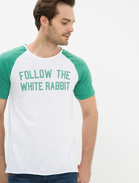 Koton Erkek Yazı Baskılı T-Shirt