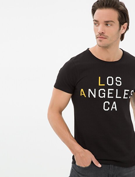 Koton Erkek Yazı Baskılı T-Shirt