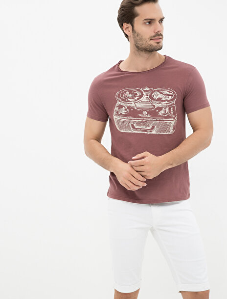 Koton Erkek Yazı Baskılı T-Shirt
