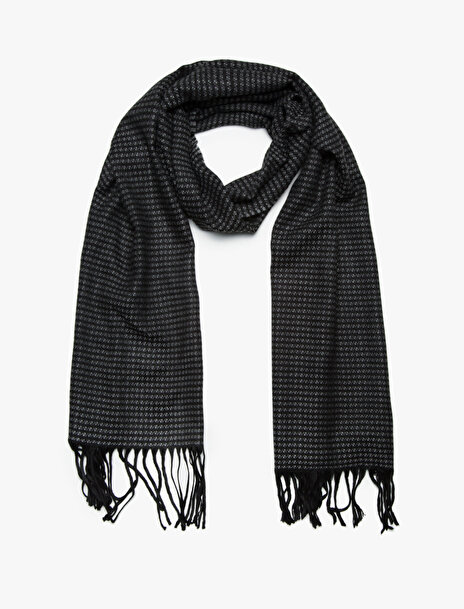 Koton Erkek Desenli Atkı