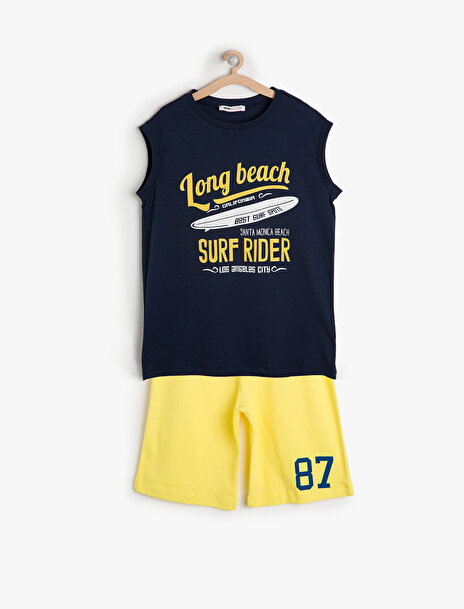 Koton Erkek Çocuk Baskılı Takım