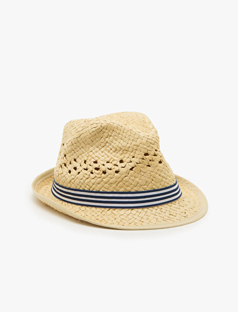 Koton Erkek Çocuk Çizgi Detaylı Şapka