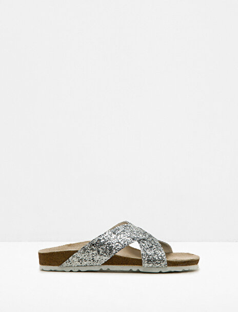 Koton Kız Çocuk Simli Terlik