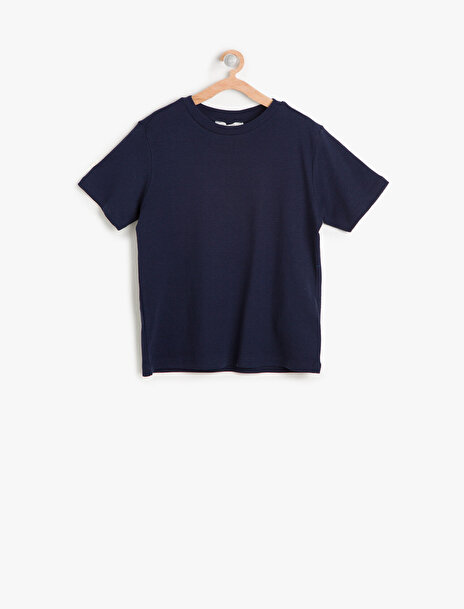 Koton Erkek Çocuk Bisiklet Yaka T-Shirt