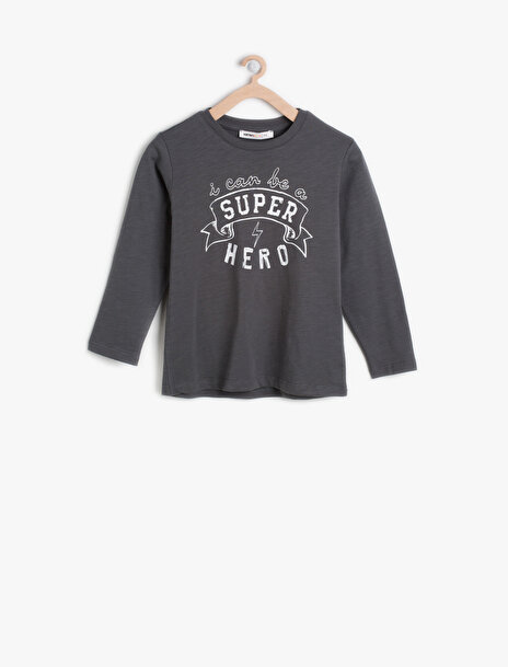 Koton Erkek Çocuk Bisiklet Yaka T-Shirt