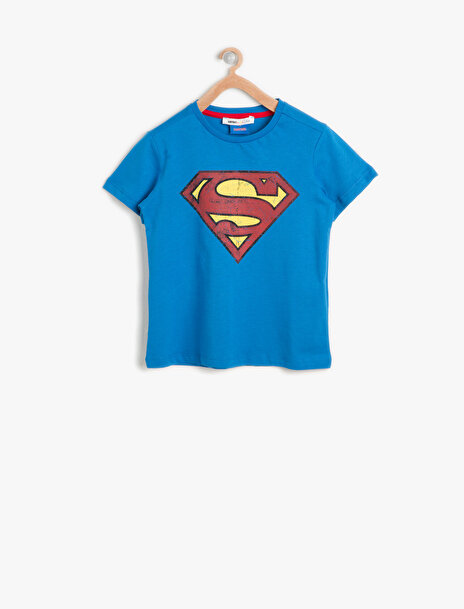 Koton Erkek Çocuk Superman Baskılı T-Shirt