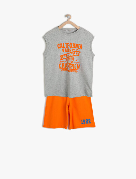 Koton Erkek Çocuk Baskılı Takım