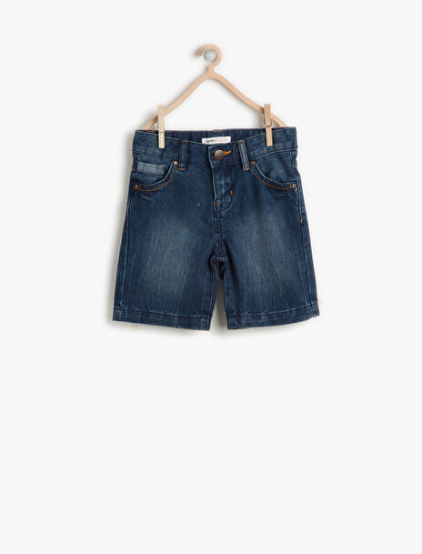 Koton Erkek Çocuk Rahat Kesim Jean Şort