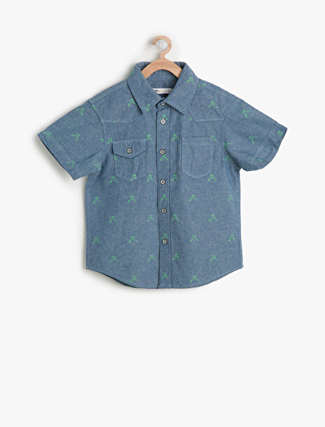 Koton Erkek Çocuk Desenli Gömlek
