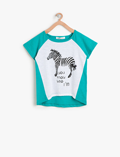 Koton Kız Çocuk Baskılı T-Shirt