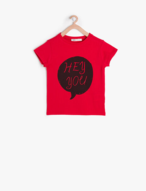 Koton Kız Çocuk Baskılı T-Shirt