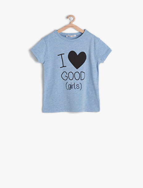 Koton Kız Çocuk Baskılı T-Shirt