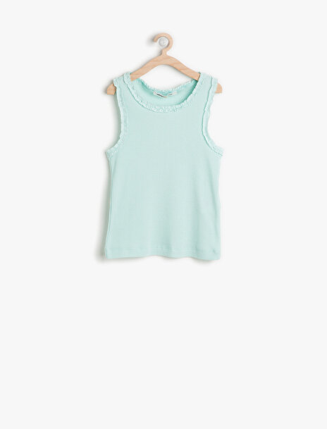 Koton Kız Çocuk Kayık Yaka Atlet