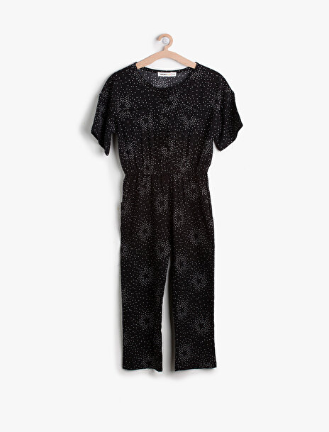 Koton Kız Çocuk Desenli Tulum