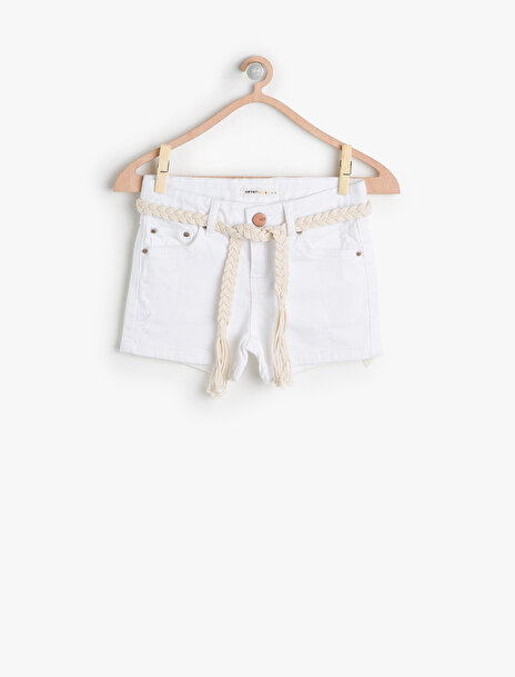 Koton Kız Çocuk Normal Bel Şort Koton Kız Çocuk Normal Bel Şort