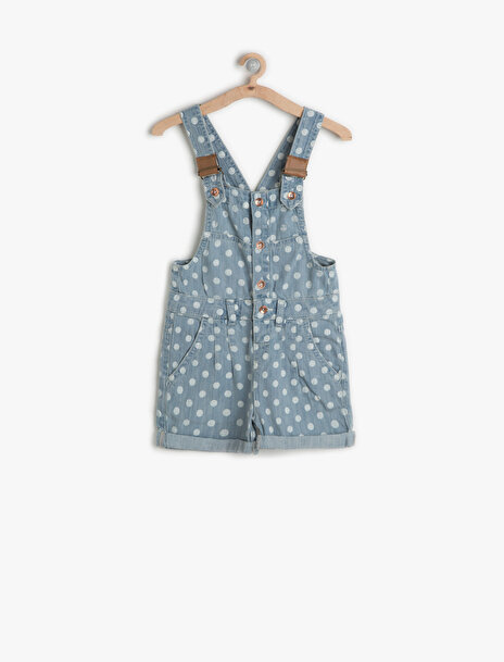 Koton Kız Çocuk Düğme Detaylı Tulum