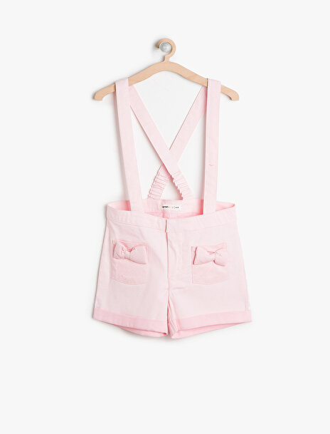 Koton Kız Çocuk Fiyonk Detaylı Tulum