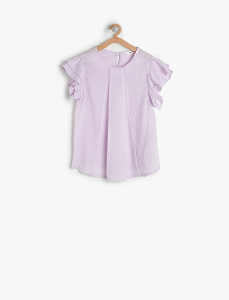 Koton Kız Çocuk Bisiklet Yaka Bluz