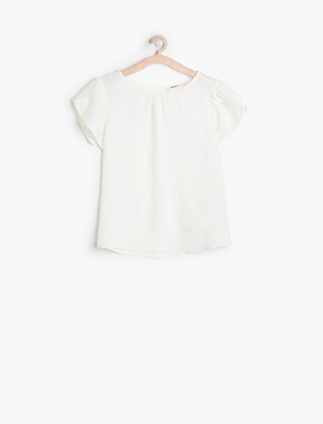 Koton Kız Çocuk Bisiklet Yaka Bluz