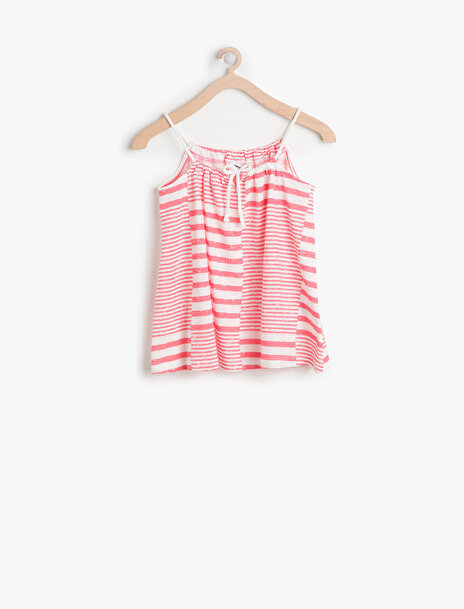 Koton Kız Çocuk Çizgili Bluz