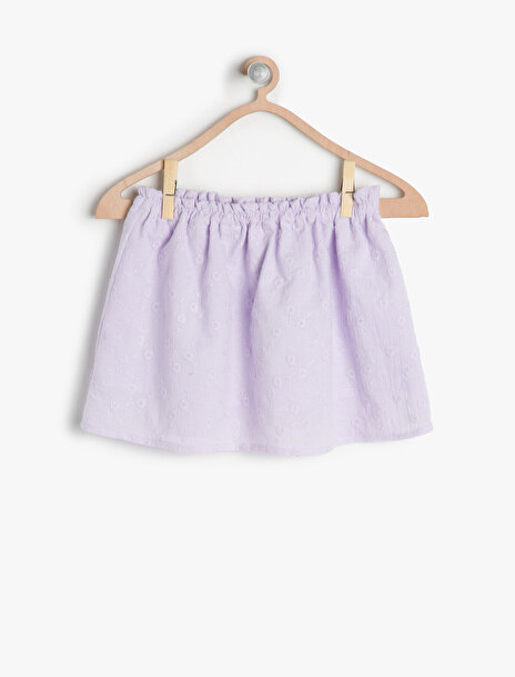 Koton Kız Çocuk Rahat Kesim Mini Etek