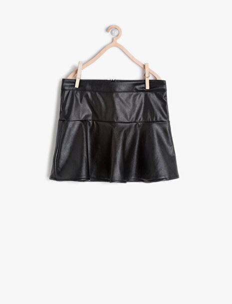 Koton Kız Çocuk Deri Görünümlü Etek
