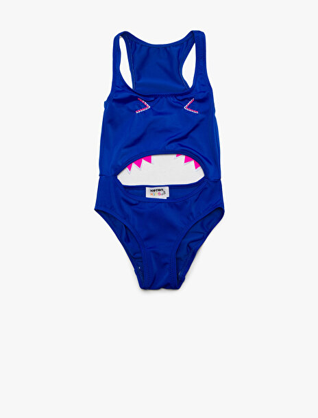 Koton Kız Çocuk Bisiklet Yaka Mayo Koton Kız Çocuk Bisiklet Yaka Mayo