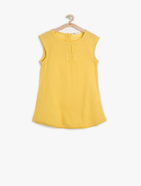 Koton Kız Çocuk Bebe Yaka Elbise