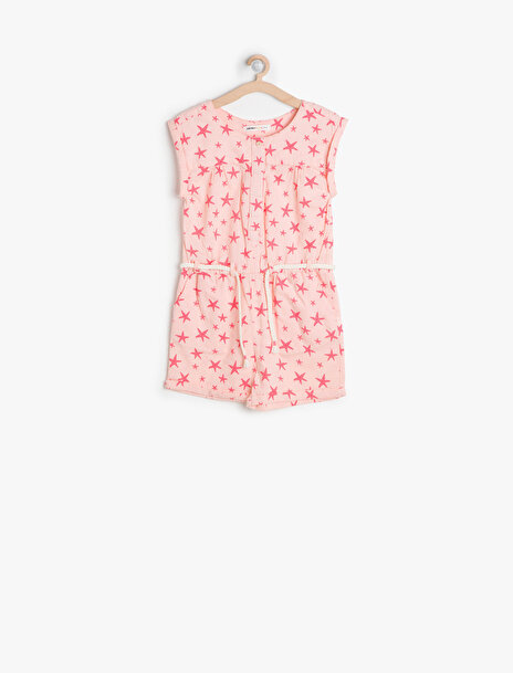 Koton Kız Çocuk Desenli Tulum