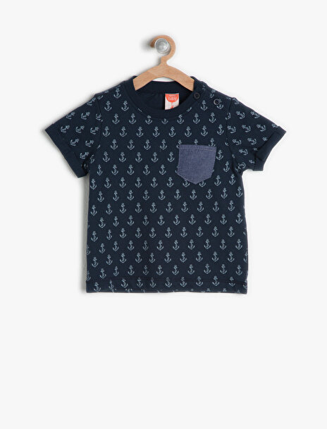 Koton Erkek Çocuk Desenli T-Shirt
