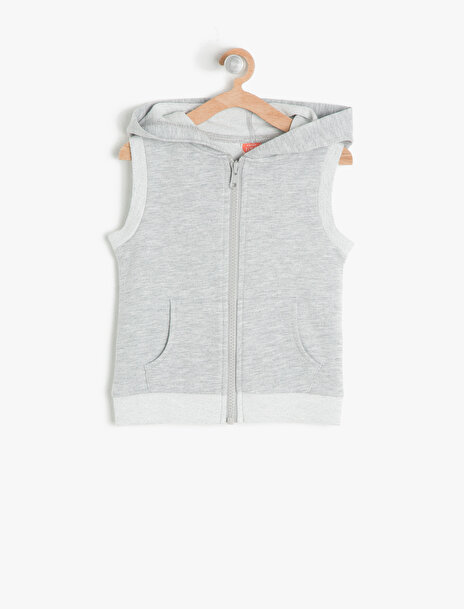 Koton Erkek Çocuk Kapşonlu Yelek Koton Erkek Çocuk Kapşonlu Yelek