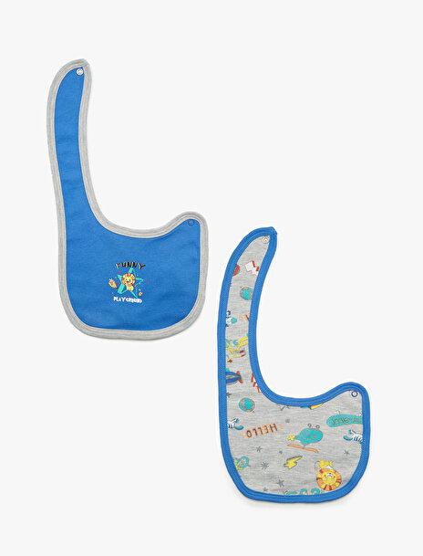 Koton Erkek Çocuk 2'li Desenli Önlük