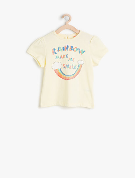 Koton Kız Çocuk Baskılı T-Shirt