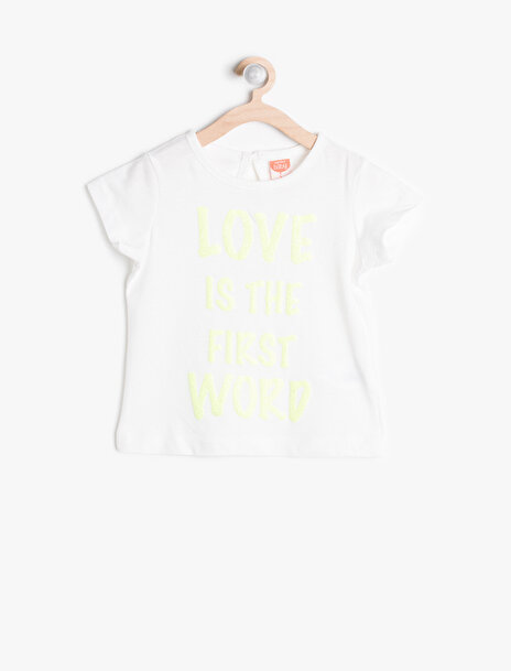 Koton Kız Çocuk Baskılı T-Shirt