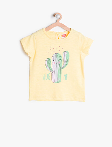 Koton Kız Çocuk Baskılı T-Shirt