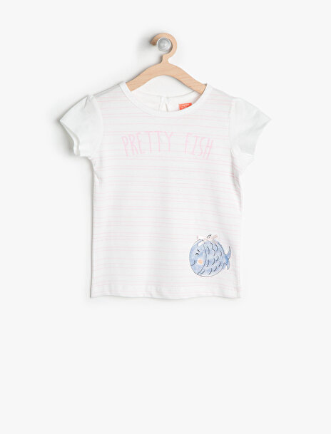 Koton Kız Çocuk Kısa Kollu T-Shirt
