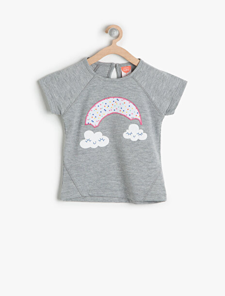 Koton Kız Çocuk Baskılı T-Shirt