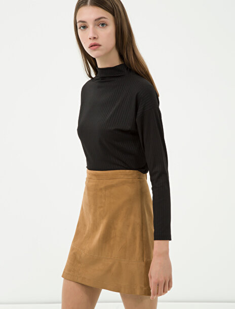 Koton Kadın Balıkçı Yaka T-Shirt