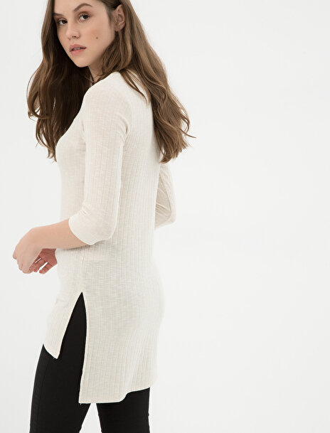 Koton Kadın Oyuk Yaka Tunik