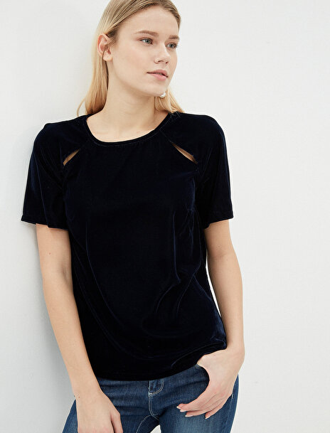 Koton Kadın Kadife Bluz