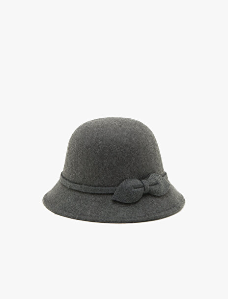 Koton Kadın Fiyonk Detaylı Şapka