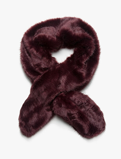 Koton Kadın Suni Kürk Detaylı Atkı