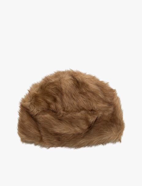 Koton Kadın Suni Kürk Detaylı Şapka