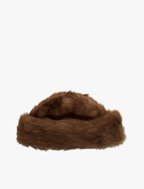 Koton Kadın Suni Kürk Detaylı Şapka